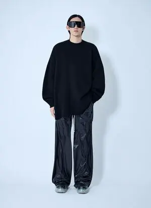 Rick Owens Creatch Wide Cargo Drawstring Pants