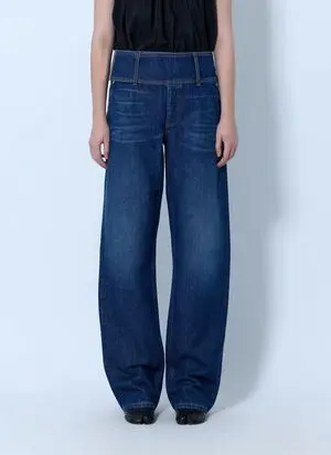 Sportmax Wide-leg Denim Jeans - Navy