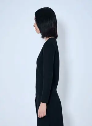 TOTEME Compact Knit V-neck