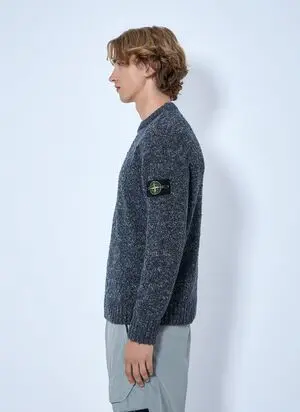 Stone Island Crewneck Wool-blend Sweater