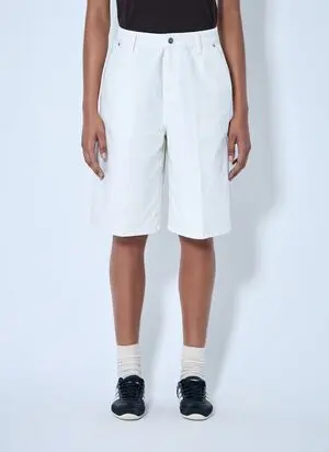 Carhartt Work In Progress Nixon Single Knee Shorts - White