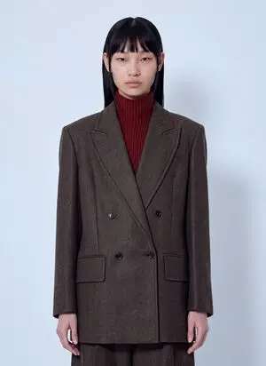 Max Mara Double-breasted Wool Blazer