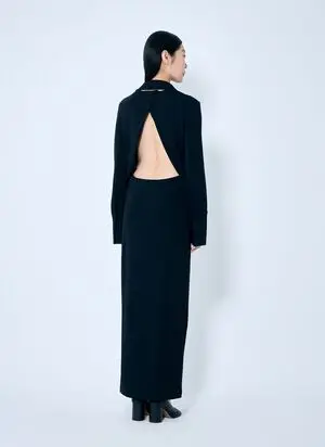 Sportmax Crepe Jersey Shirt Dress