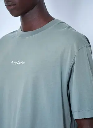 Acne Studios Logo Motif Cotton T-shirt