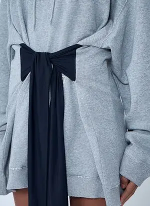 MAISON MARGIELA Hooded Sweatshirt With Attached Sash