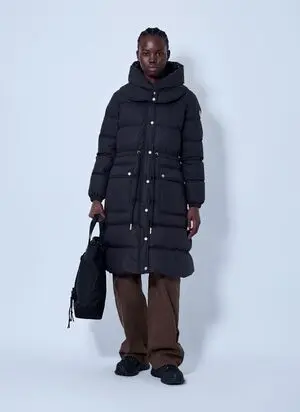 Moncler Pic Hooded Long Down Coat