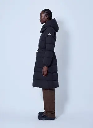 Moncler Pic Hooded Long Down Coat