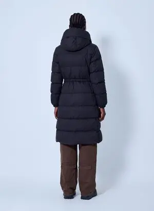 Moncler Pic Hooded Long Down Coat