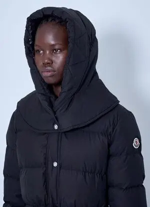 Moncler Pic Hooded Long Down Coat