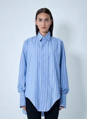 MAISON MARGIELA Button-down Shirt - Light Blue