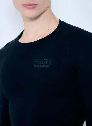 MM6 MAISON MARGIELA X SALOMON Textured Long-sleeved Top