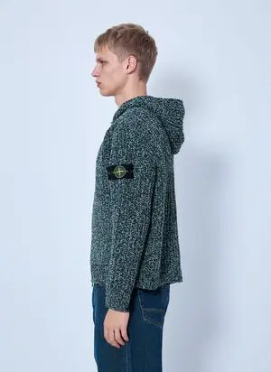 Stone Island Knit Zip-up Hoodie