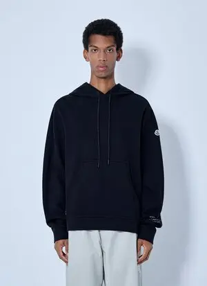 MONCLER X FRGMT HIROSHI FUJIWARA Hooded Sweatshirt With Patch Detail - Black