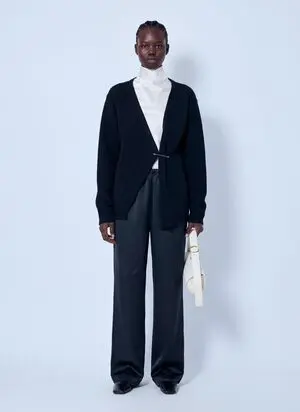 RÓHE Relaxed Fit Satin Trousers