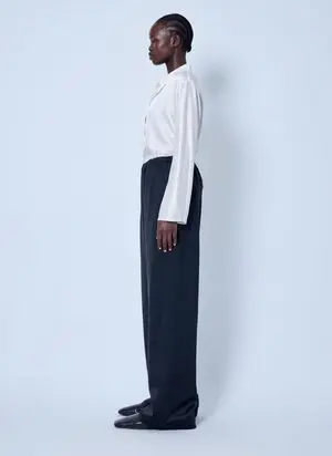 RÓHE Relaxed Fit Satin Trousers