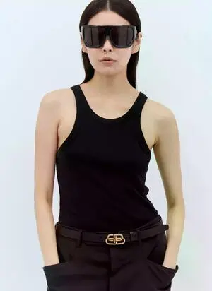 Balenciaga Bb Logo Belt