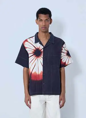 STORY MFG. Short-sleeve Button-down Shirt - Blue