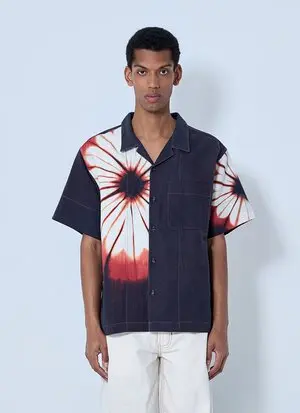 STORY MFG. Short-sleeve Button-down Shirt - Blue