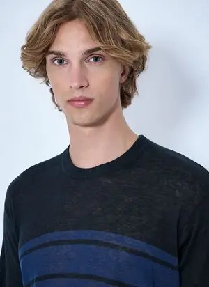 StÜssy Striped Long Sleeve Sweater