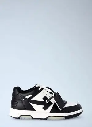 Off-White Out Of Office Calf Leather Sneakes - Black