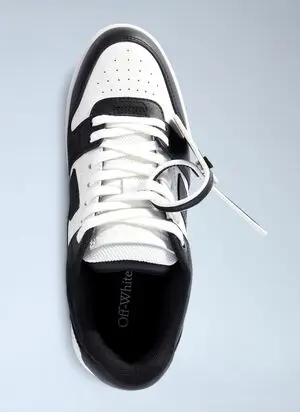 Off-White Out Of Office Calf Leather Sneakes - Black