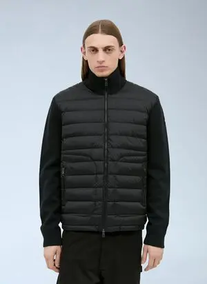 Moncler Padded Zip-up Cardigan - Black
