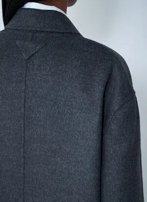 Prada Long Wool-blend Coat