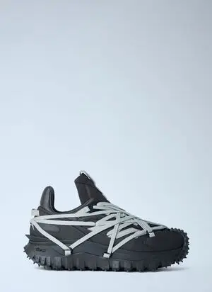 MONCLER + RICK OWENS Trailgrip Megalace Sneakers - Grey