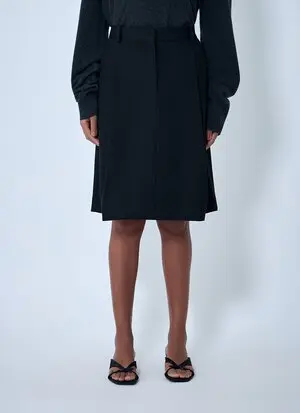 TOTEME Tailored Pleated Skirt - Black