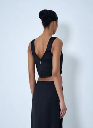 TOTEME V-neck Sleeveless Top