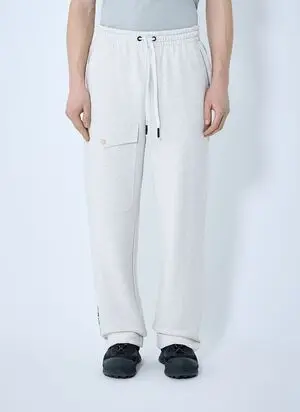 Moncler Logo Patch Track Pants - White