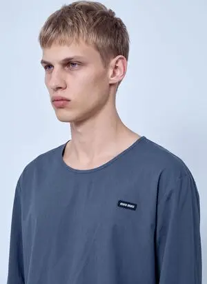 Miu Miu Stretch Poplin Top