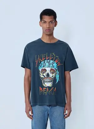 GALLERY DEPT. Graphic Skull T-shirt - Grey