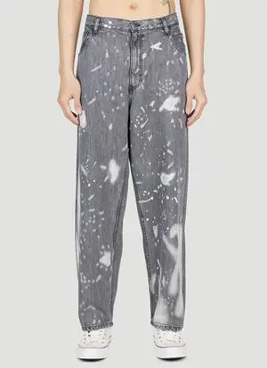 LN-CC X NON Bleached Wide Jeans - Grey