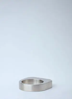 Rick Owens Pyramid Palladium Brass Ring