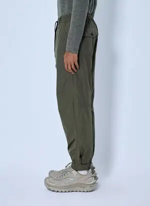 Moncler Technical Drawstring Jogger Pants - Olive