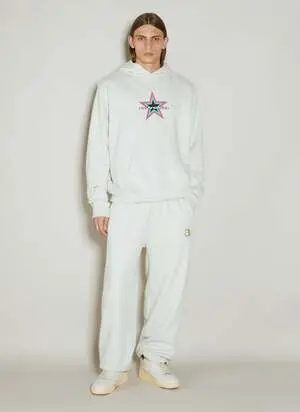 AWAKE NY Star Logo Hooded Sweatshirt - Grey