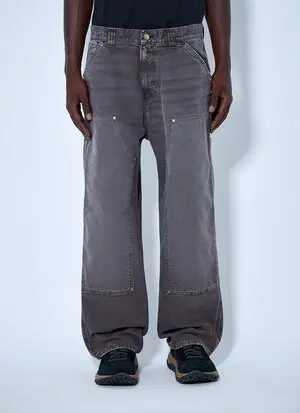 Carhartt Work In Progress Og Double Knee Pants - Grey