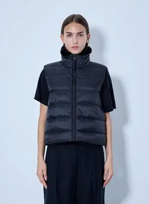 Max Mara Padded Vest With High Collar