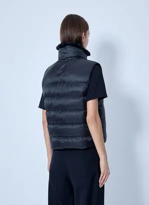 Max Mara Padded Vest With High Collar
