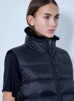Max Mara Padded Vest With High Collar