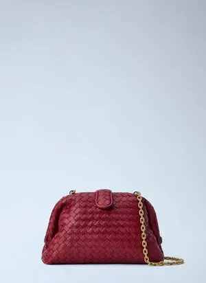 Bottega Veneta Small Lauren Shoulder Bag - Red