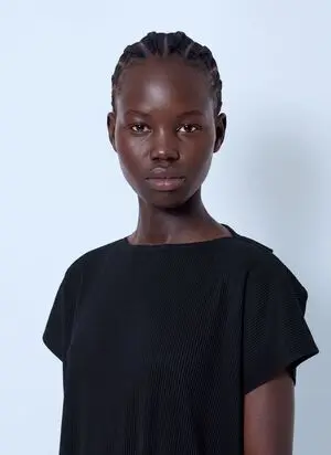 Issey Miyake A-poc Slice Shirt - Black