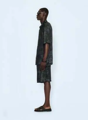Off-White Jacquard Fresco Bowling Shorts