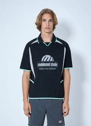 METALWOOD King Of The Greens Polo Shirt - Black