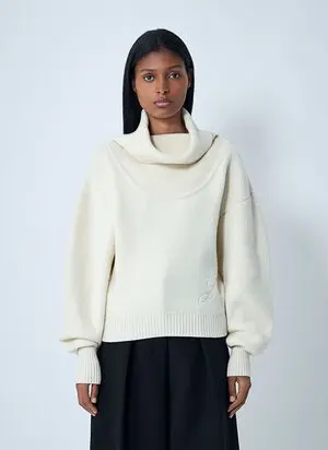 Jacquemus La Maille Pallone Sweater - White