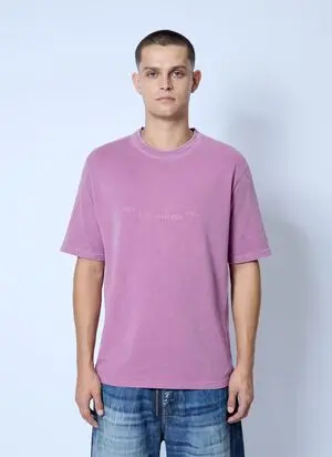 ACMH X LOVE INTERNATIONAL Logo Motif T-shirt - Pink