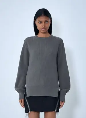 Rick Owens Ribbed Knit Sweater