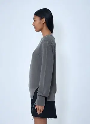 Rick Owens Ribbed Knit Sweater