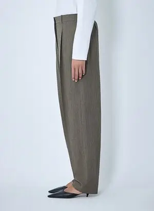THE ROW Gianni Wool Straight Pants